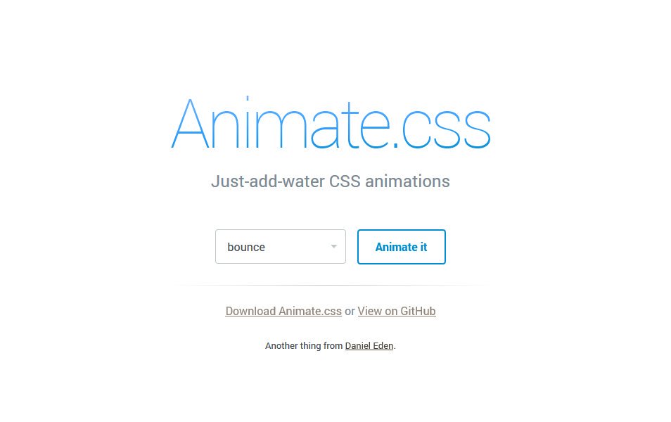 20+ крутых и бесплатных библиотек с CSS анимацией - Beloweb.name
